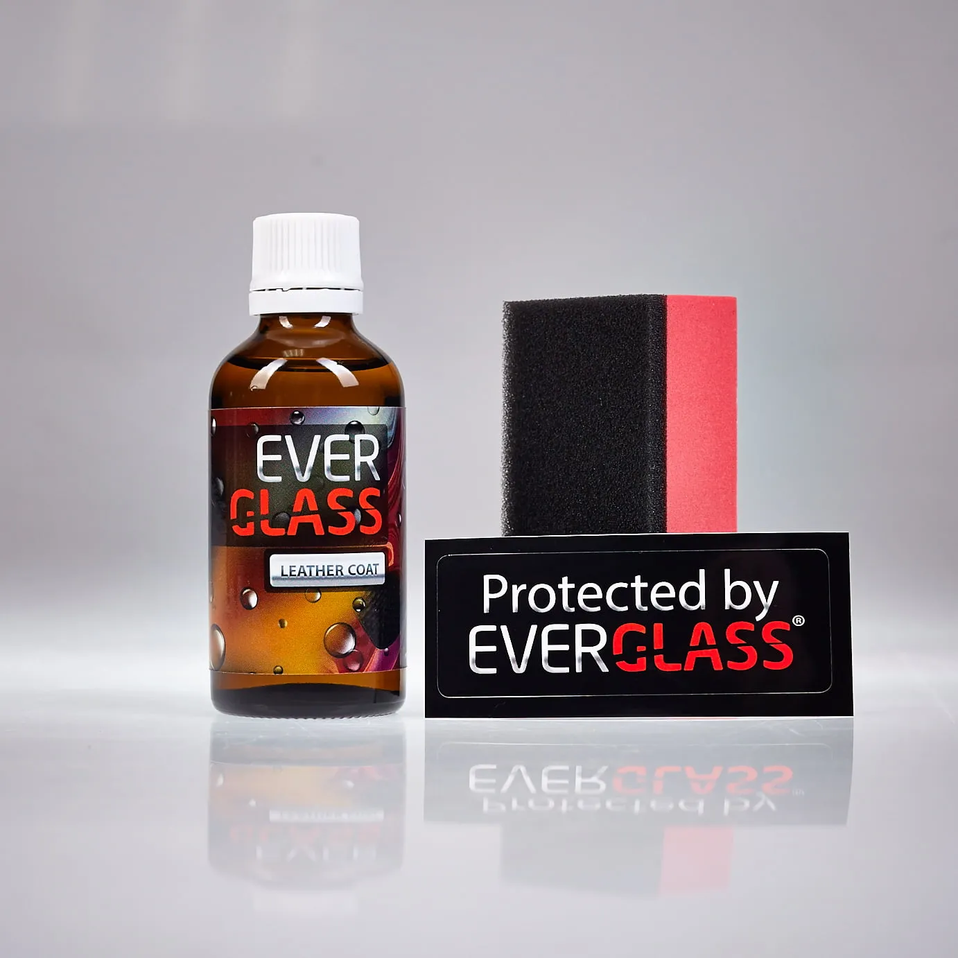 Everglass Leather Coat - Made in UK. Everglass Ceramic Coatings.